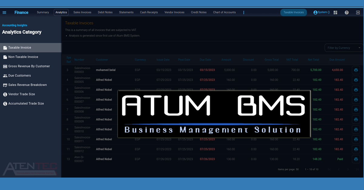 Atum BMS Subscription form and start the trial